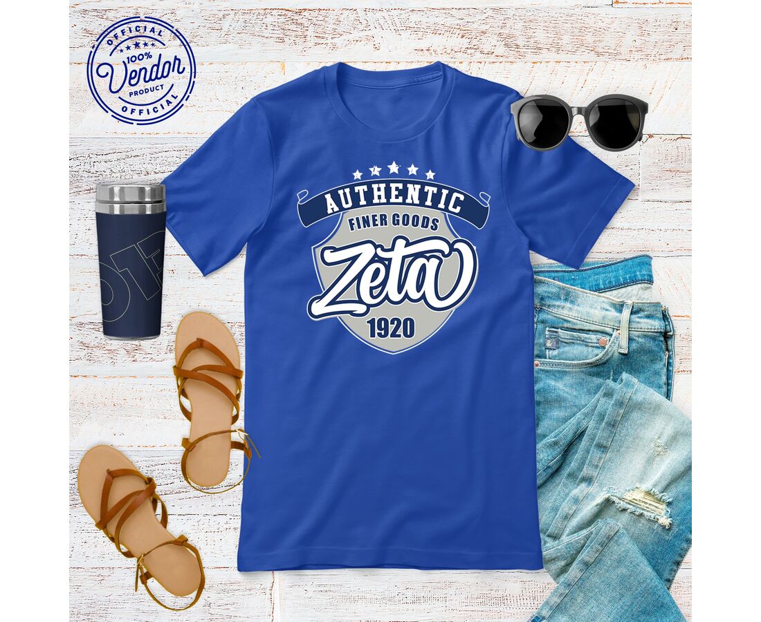 Apparel :: T-Shirts :: Zeta Phi Beta - Authentic Finer Goods Zeta 1920 ...